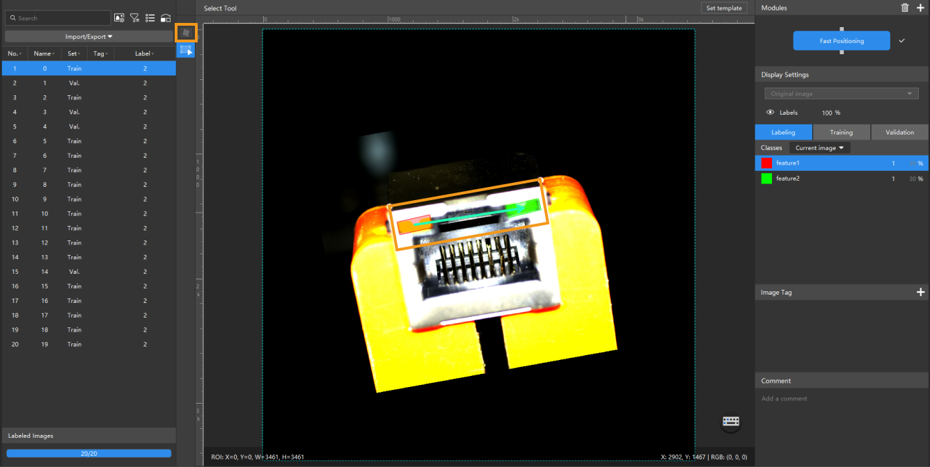 Use the Fast Positioning Module